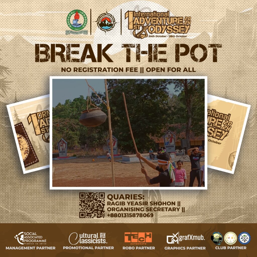 Break the pot – DRMC Adventure & Tour Club